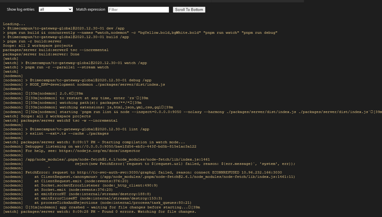 Refactor logs view · Issue #828 · vscode-kubernetes-tools/vscode ...