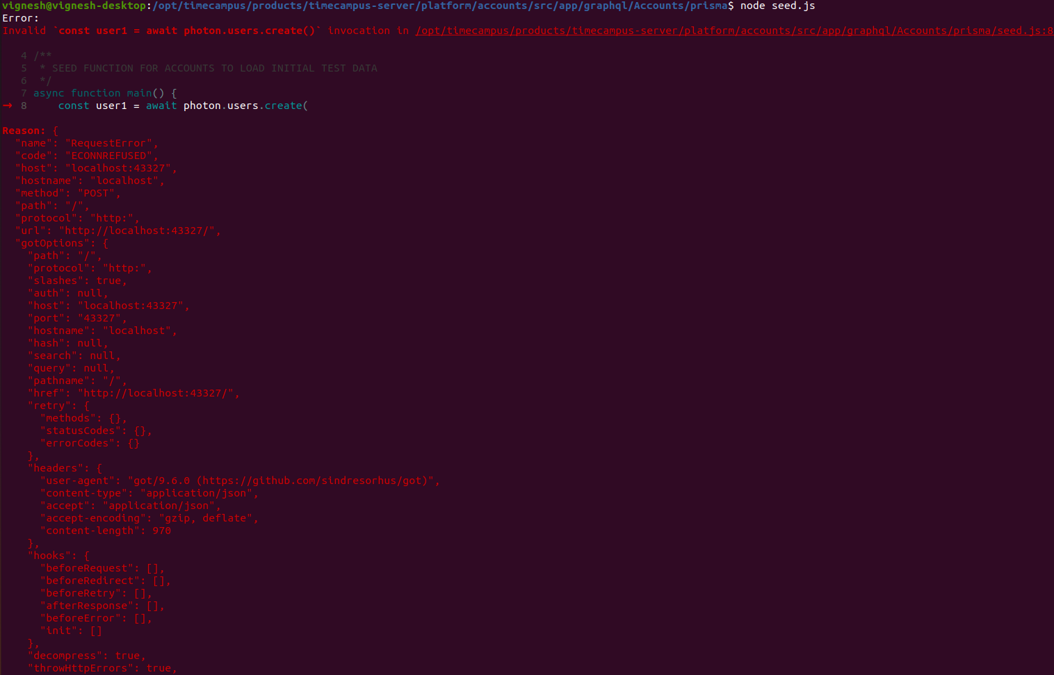 Connection to prisma2 binary intermittently fails · Issue #850 · prisma/prisma · GitHub