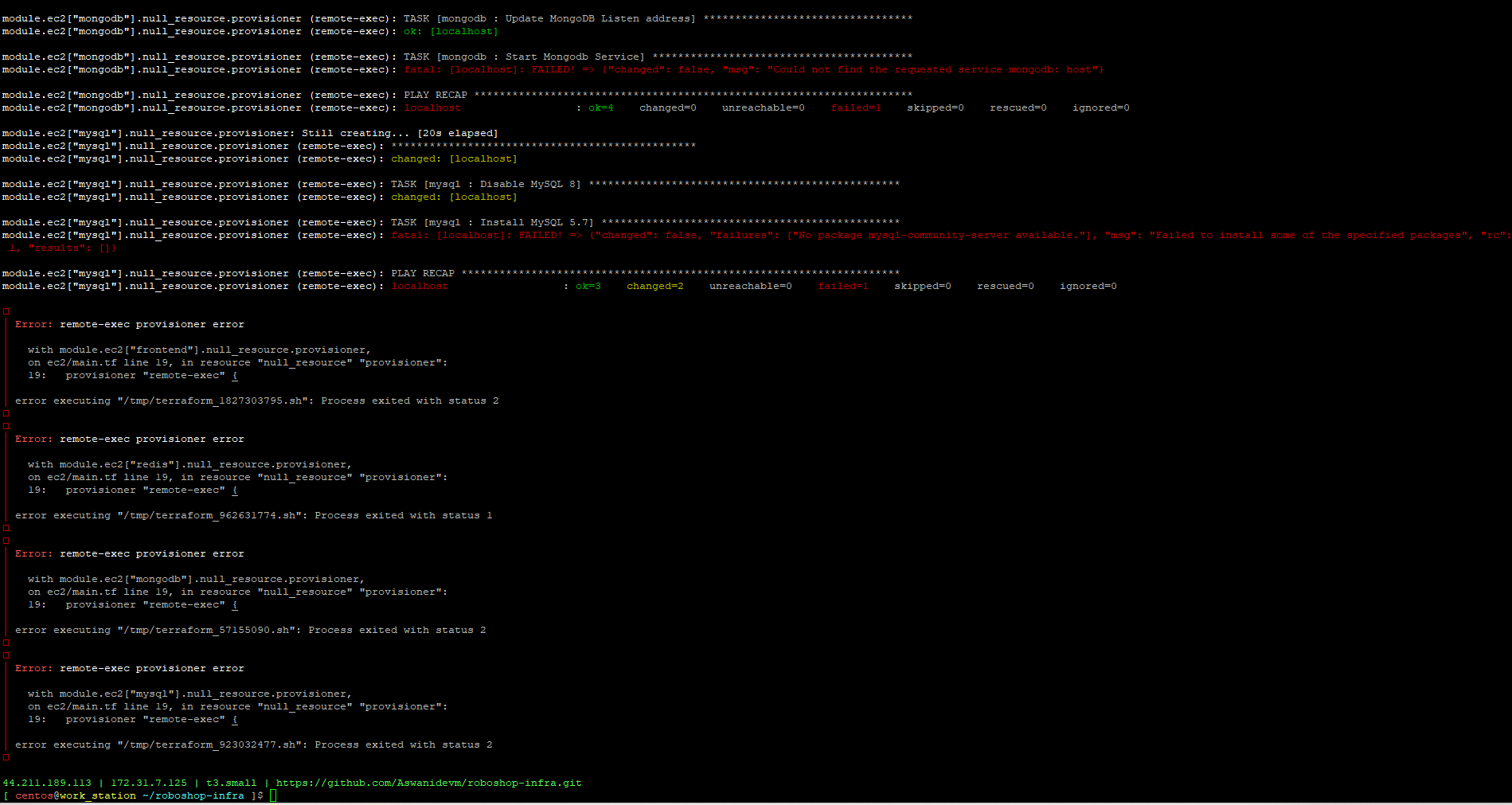 error in ansible. · learndevopsonline learndevopsonline · Discussion #248 · GitHub