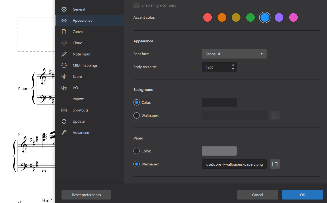 Page Background Wallpaper is reset when restarting the program · Issue #16930 · musescore ...