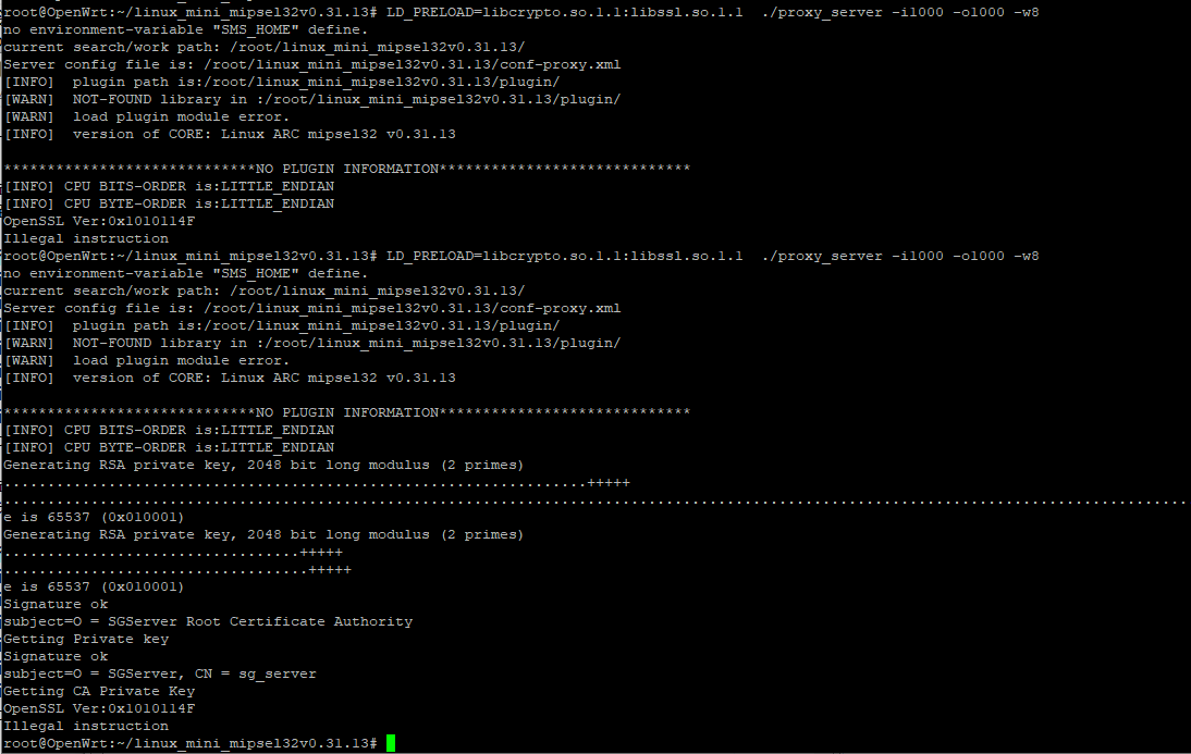 mipsel架构的openwrt运行出现Illegal instruction · Issue #97 · lazy-luo/smarGate · GitHub