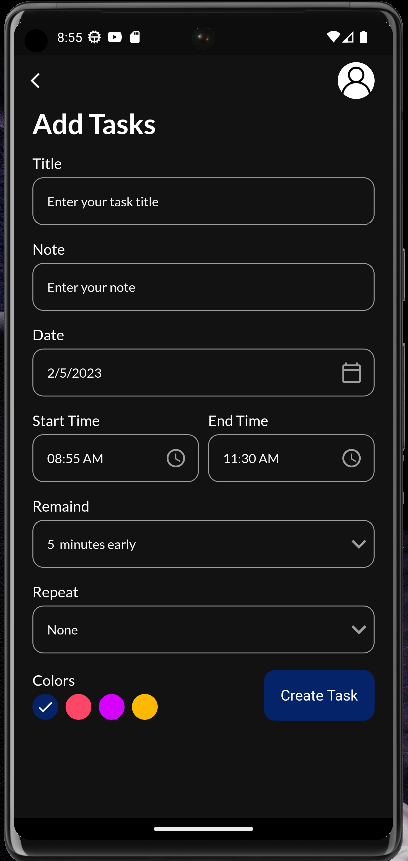 GitHub - Saliim242/Task-Mannager-App: Task Manager App Using Flutter and Dart backend SQLFlite