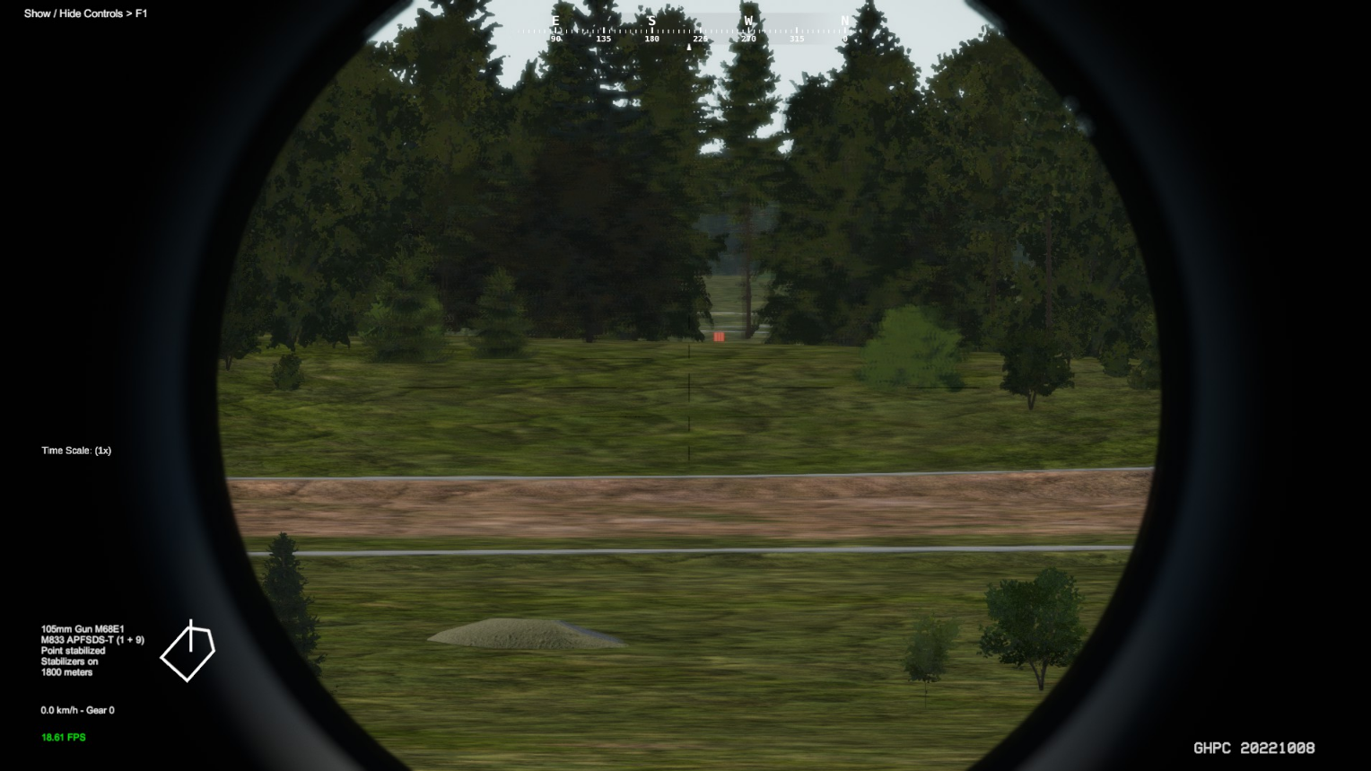 M60A1 coincidence rangefinder incorrectly ranges certain trees/objects. · Issue #126 ...