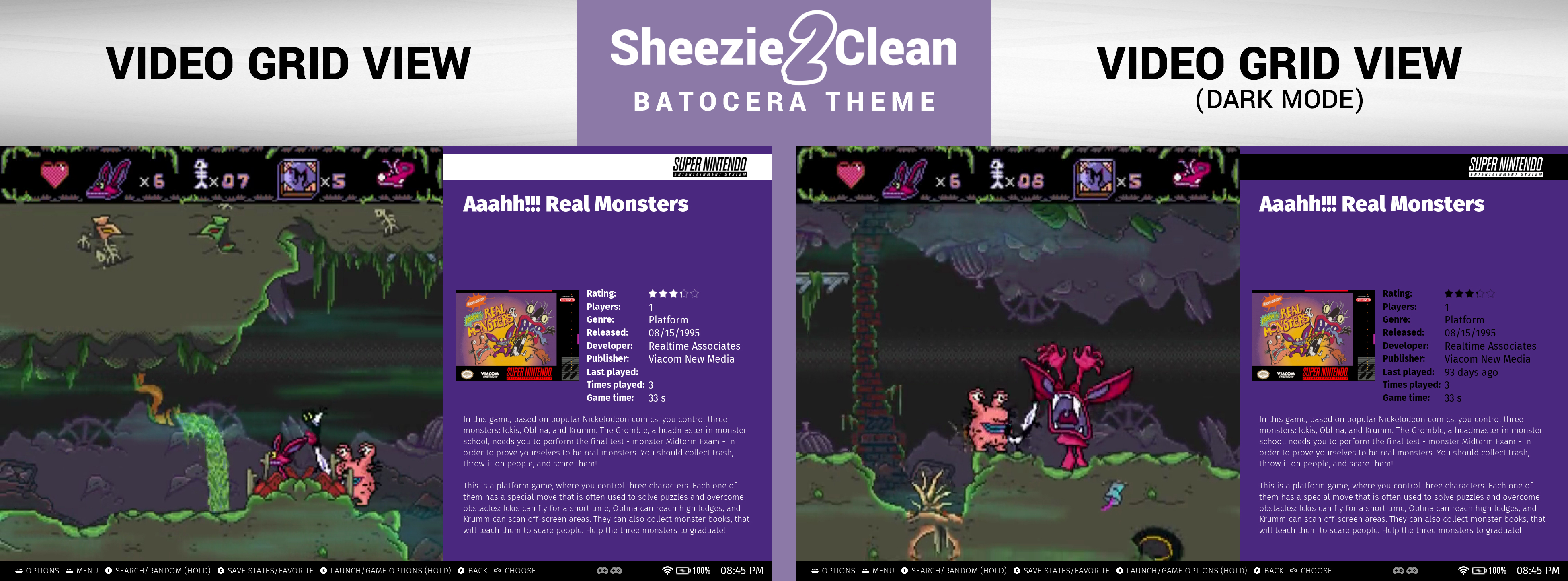GitHub - Sheezie/Sheezie2Clean: Theme for Batocera
