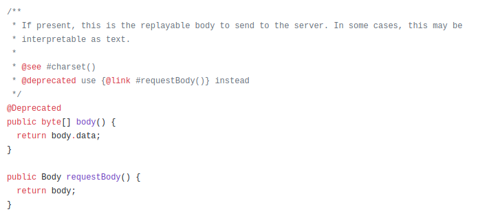 feign.Request => requestBody() method disappeared · Issue #1308 · OpenFeign/feign · GitHub