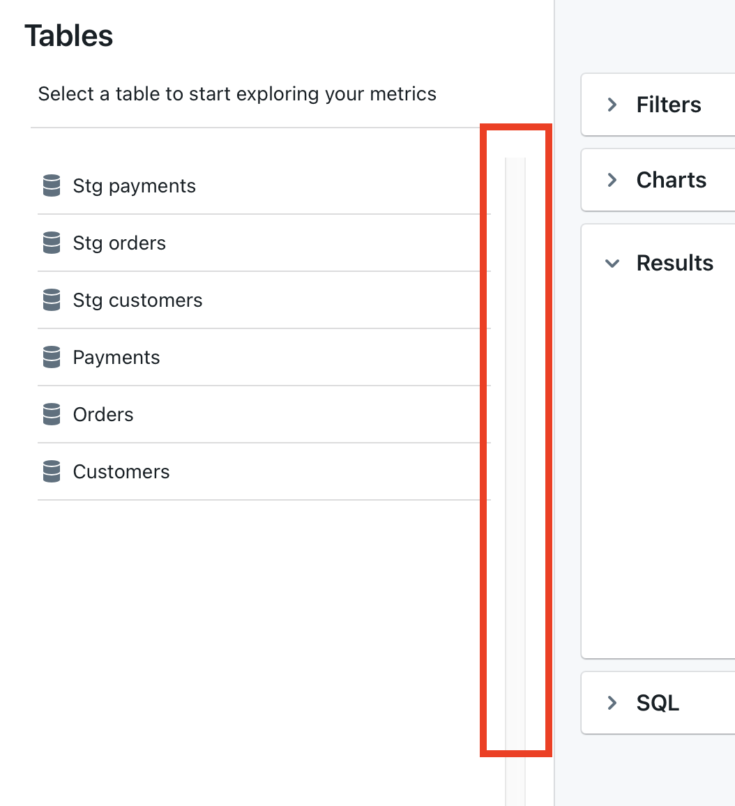 Broken padding on sidebar · Issue #120 · lightdash/lightdash · GitHub