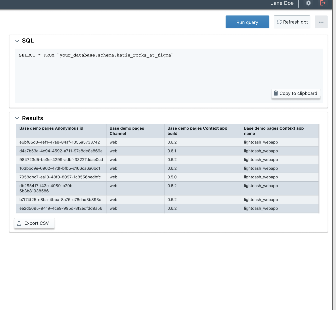 New SQL Runner page with basic code editor and table and error handling ...