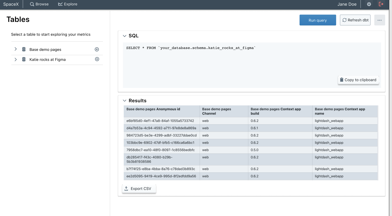 Add sidebar to SQL runner containing warehouse catalog · Issue #707 · lightdash/lightdash · GitHub