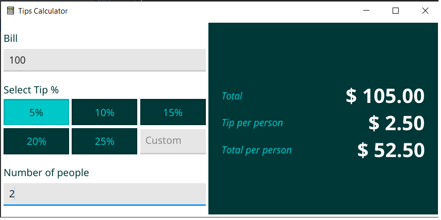 GitHub - gopherbara/go-tipscalculator: App for splitting bills