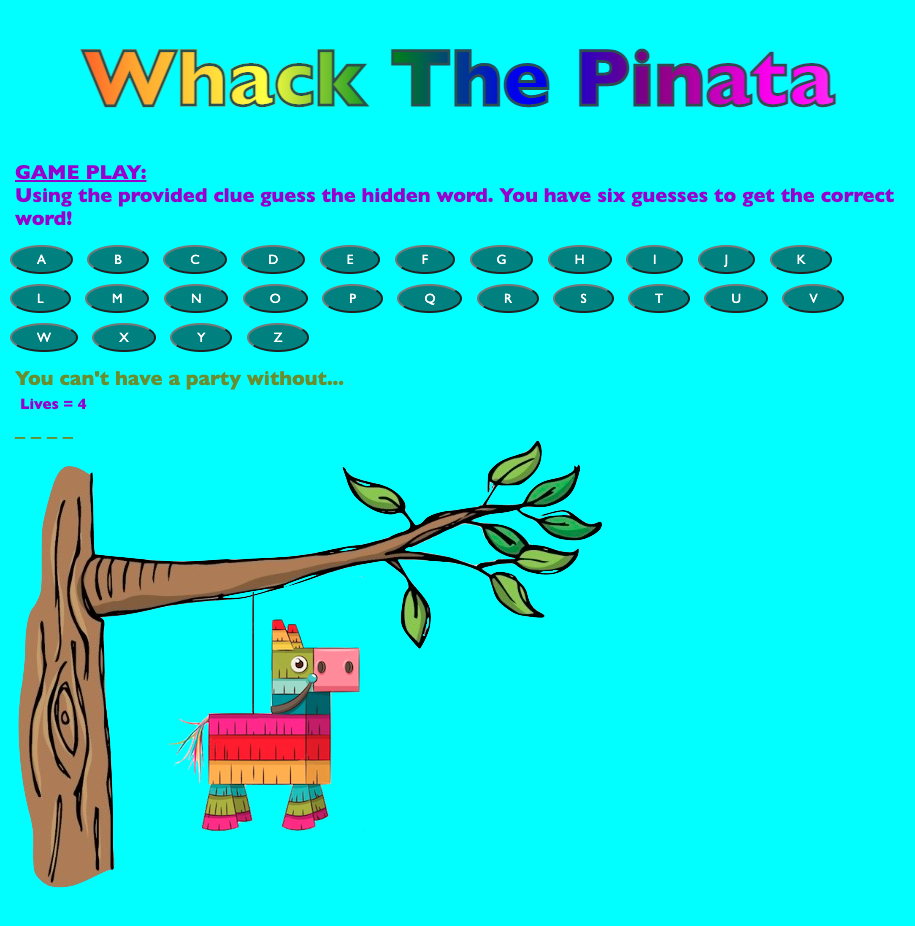 GitHub - JessRomero/Whack-The-Pinata