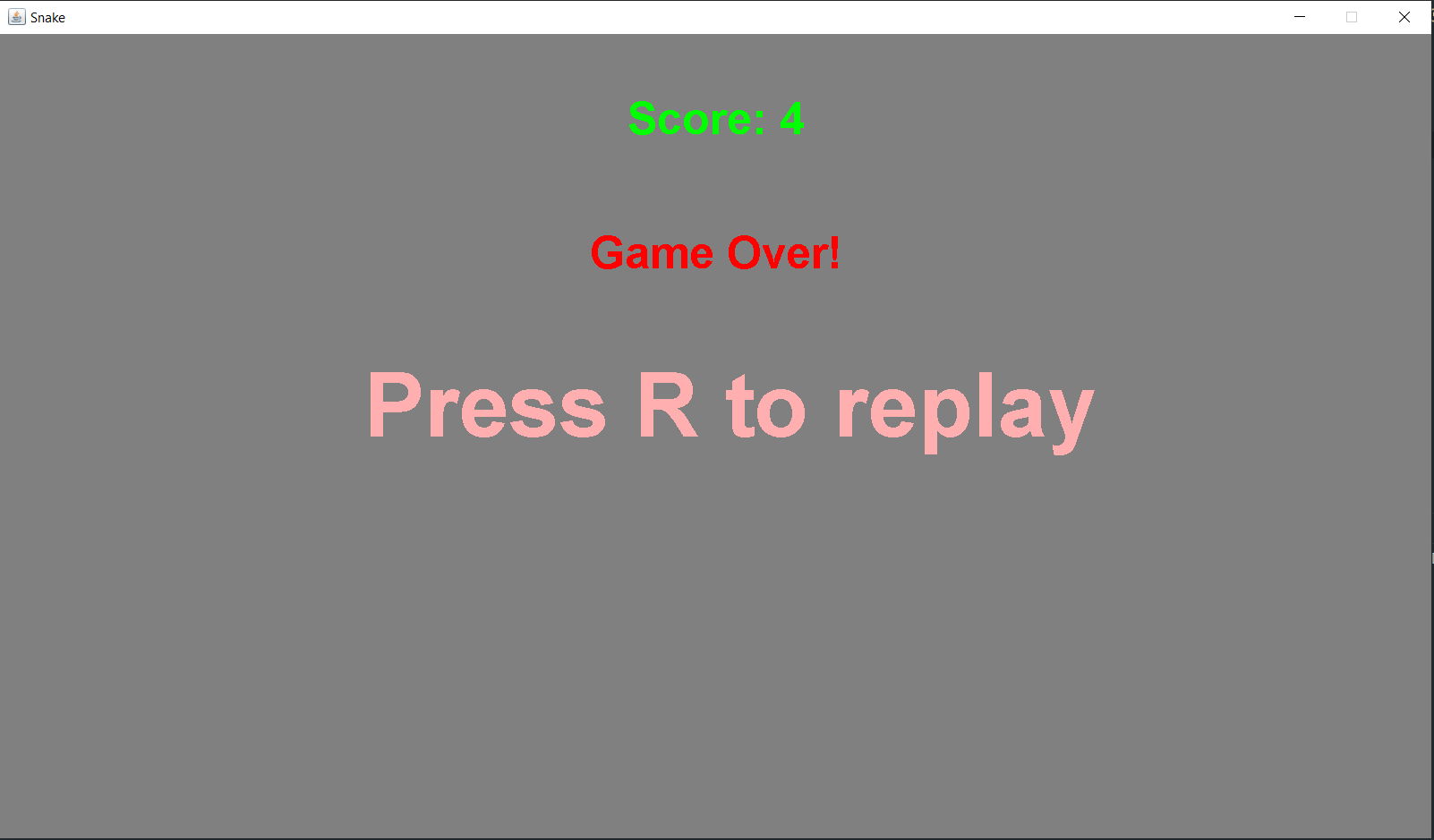 GitHub - meshubhampol/Snake-Game