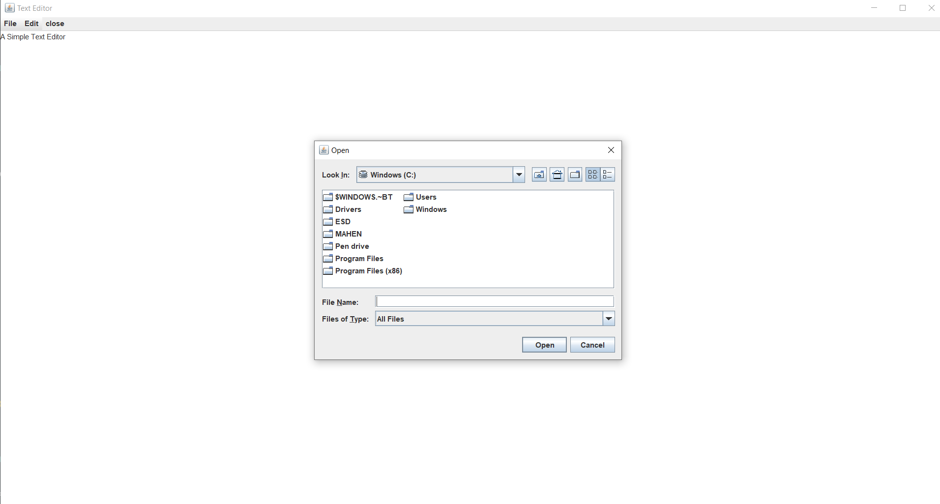 GitHub - meshubhampol/Text-Editor