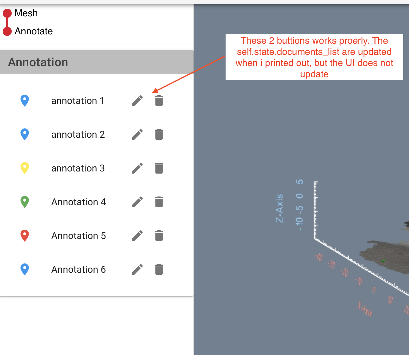 How to update List of item when source changed · Kitware trame ...