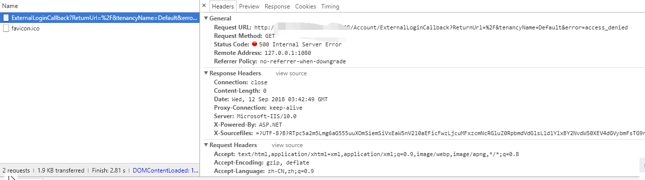ExternalLoginCallback 500error · Issue #3841 · aspnetboilerplate/aspnetboilerplate · GitHub