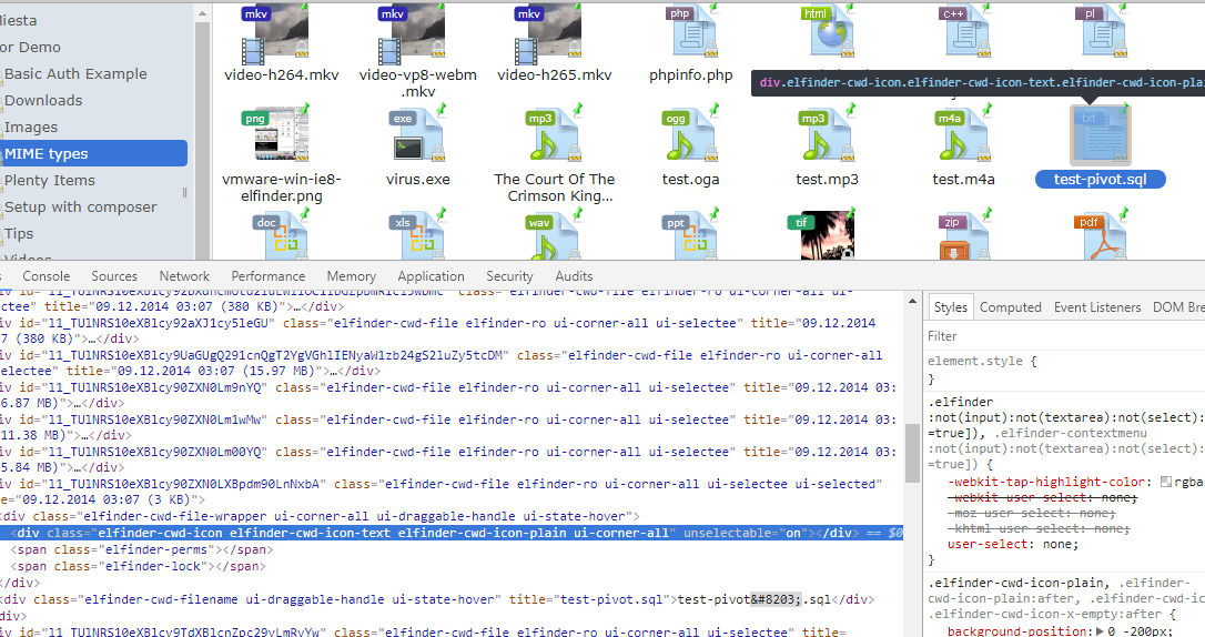 .sql file extension css class · Issue #2163 · Studio-42/elFinder · GitHub