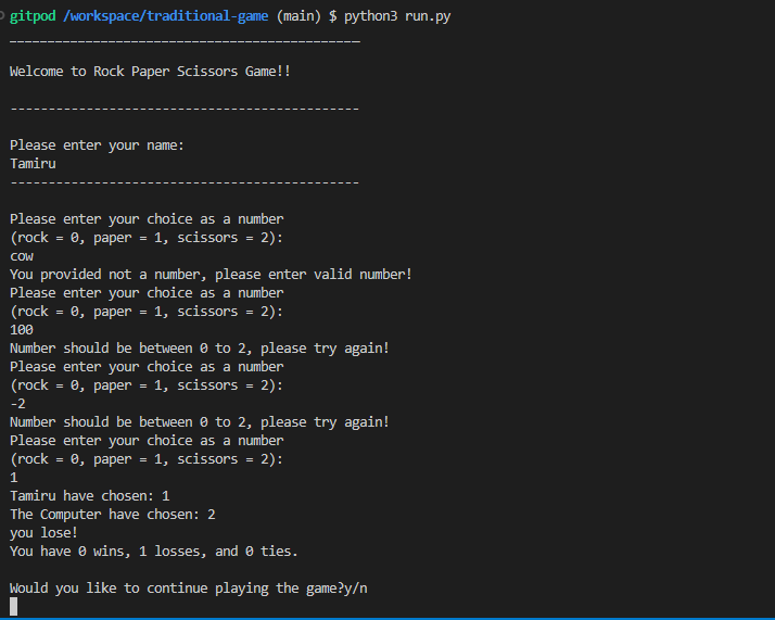 GitHub - Tamirucode/traditional-game