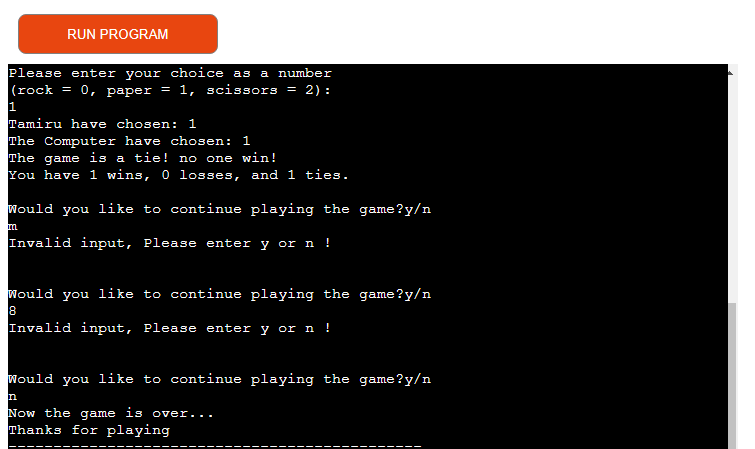 GitHub - Tamirucode/traditional-game