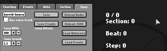 the song section on fnf wouldnt load my custom · Issue #10996 · ShadowMario/FNF-PsychEngine · GitHub