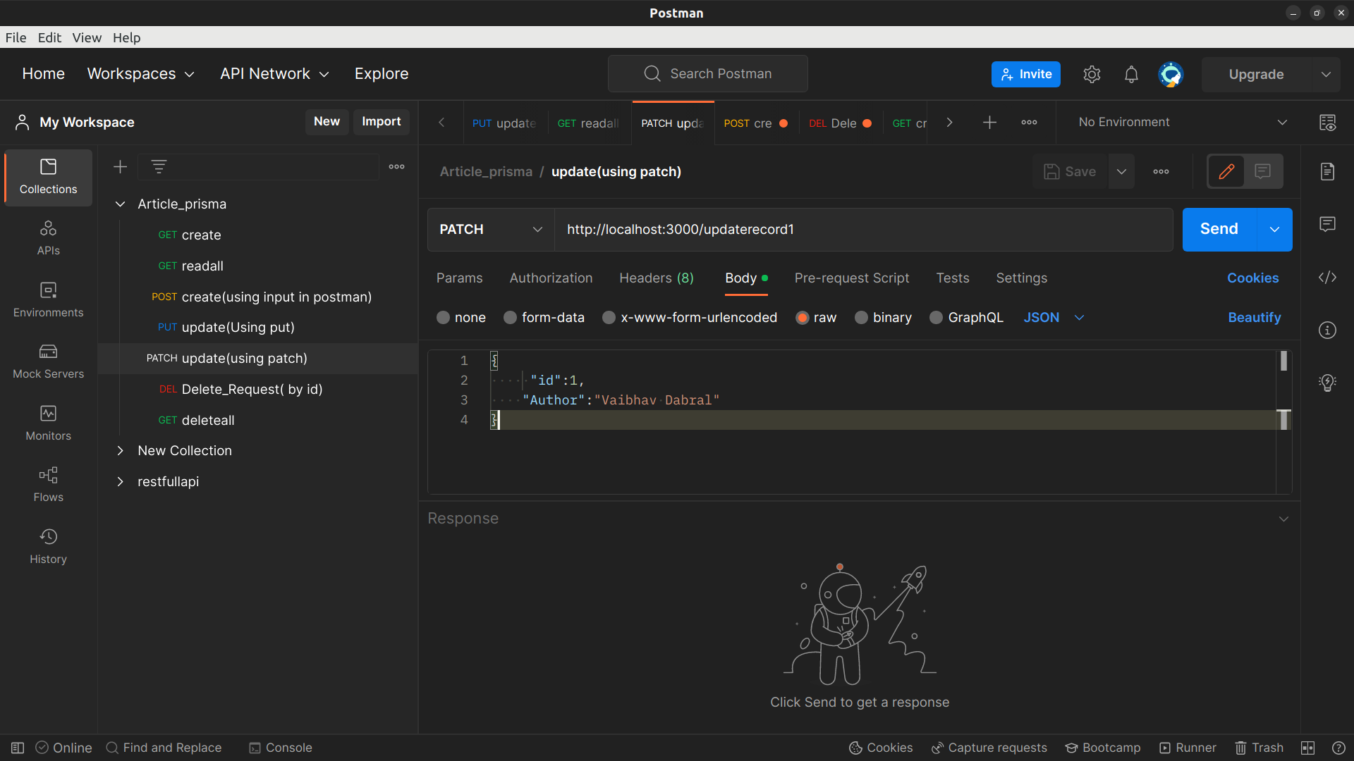 GitHub - VaibhavDabral11/RestFull-APi-CURD GitHub - VaibhavDabral11/RestFull-APi-CURD