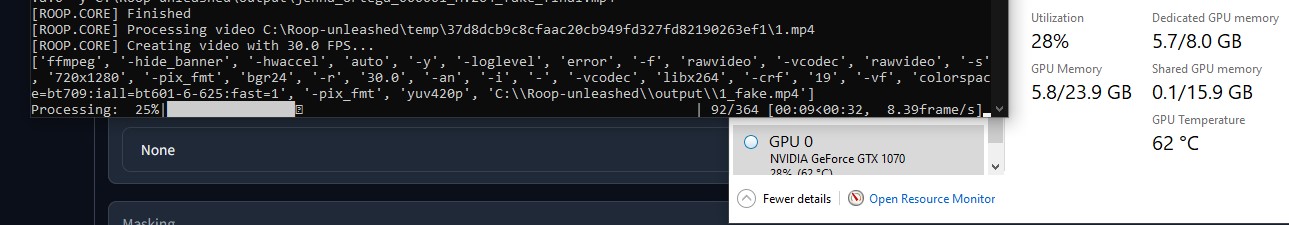 Drop of performance since Gradio update · Issue #103 · C0untFloyd/roop-unleashed · GitHub
