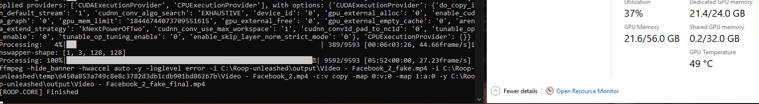 Drop of performance since Gradio update · Issue #103 · C0untFloyd/roop-unleashed · GitHub