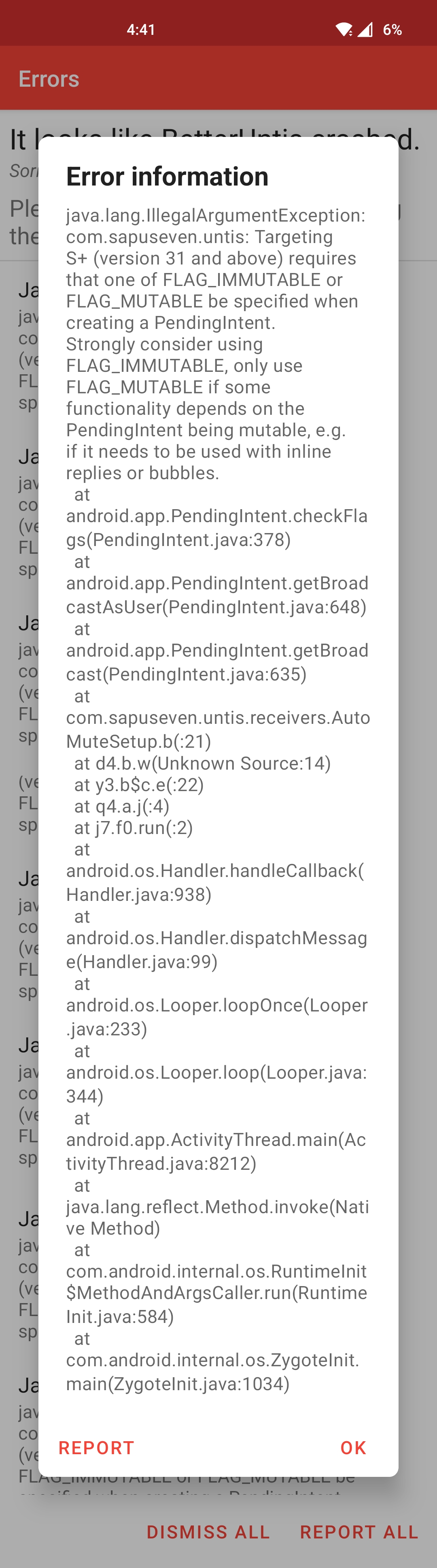 App keeps crashing · Issue #347 · SapuSeven/BetterUntis · GitHub