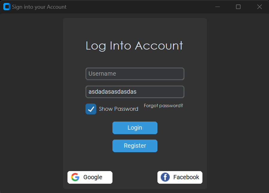 GitHub - cfunkz/CustomTkinter-Login-Registration: Registration and ...