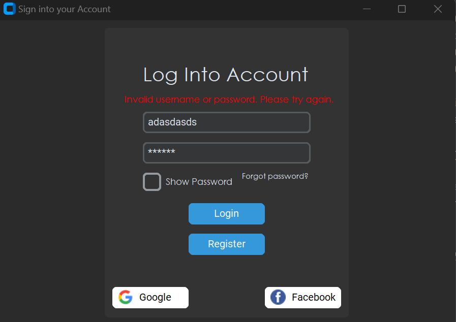 GitHub - cfunkz/CustomTkinter-Login-Registration: Registration and ...