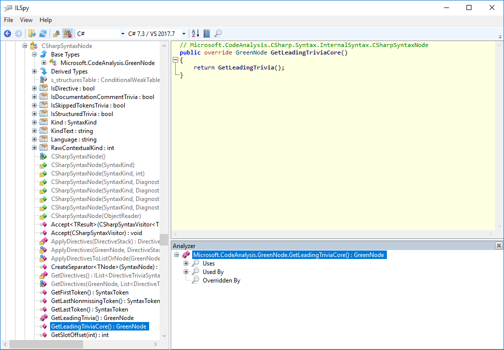 Missing "Overridden By" · Issue #1507 · icsharpcode/ILSpy · GitHub