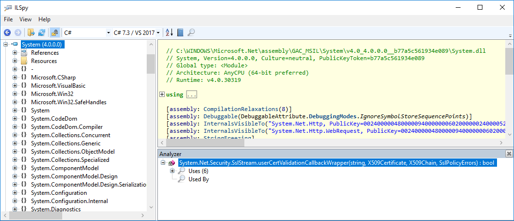 Missing "Used By" · Issue #1290 · icsharpcode/ILSpy · GitHub