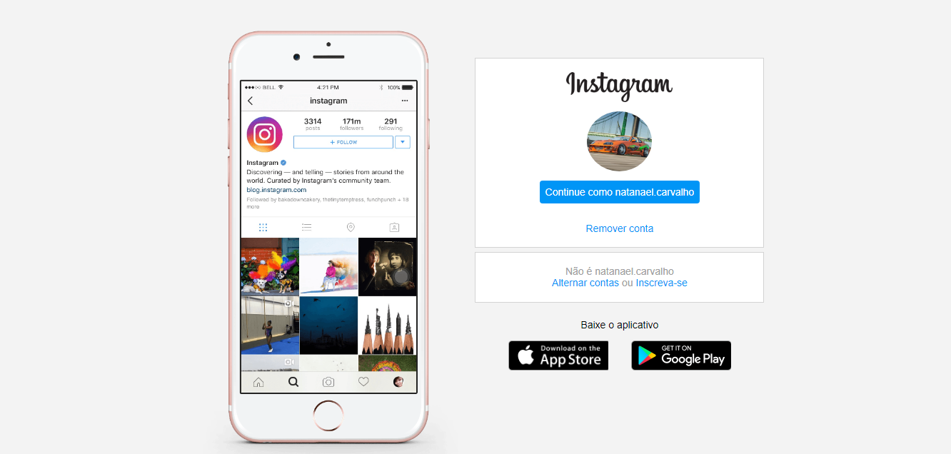 GitHub - Natanael-CL/Clone-instagram: Educational project digital innovation one recreate ...
