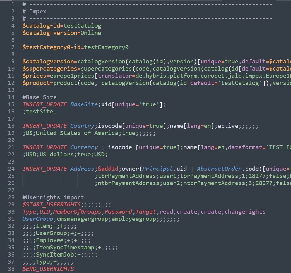 GitHub - vladkanash/sublime-impex: Sublime Text 3 plugin for .impex files support