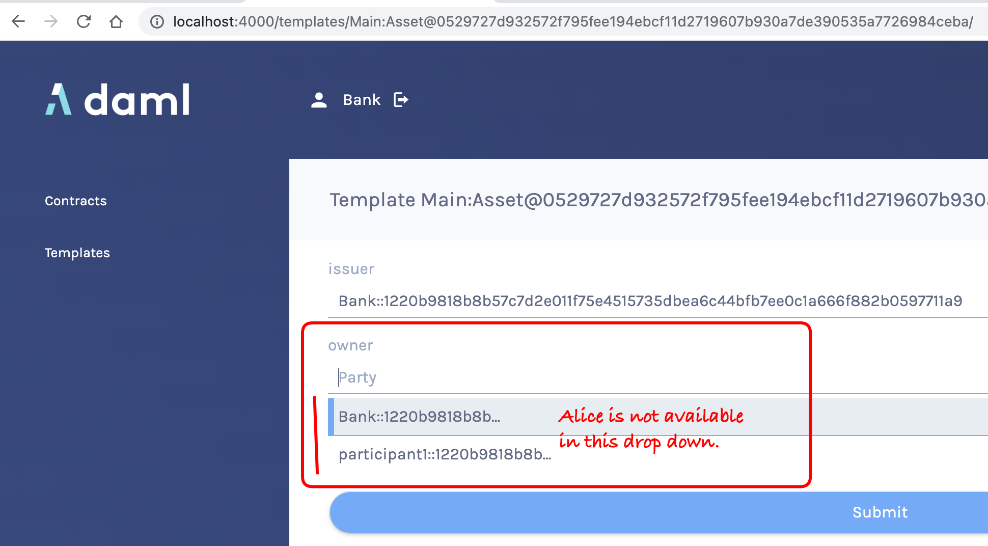 Navigator cannot be used to demo Canton examples · Issue #15918 · digital-asset/daml · GitHub