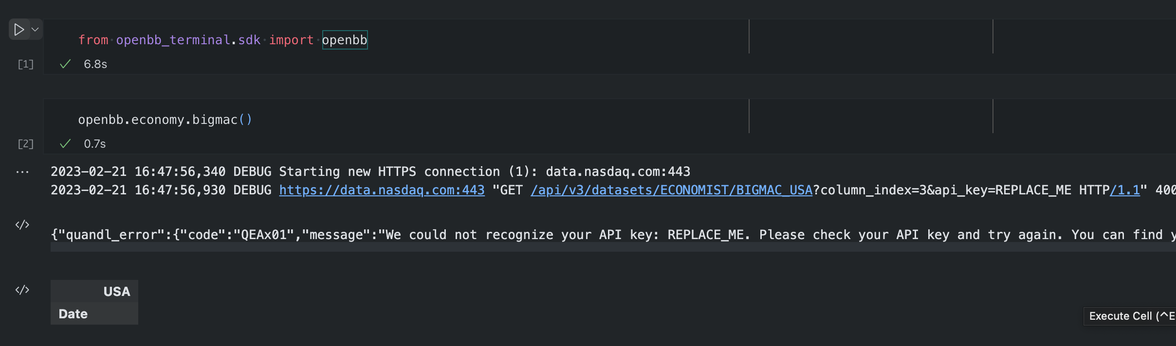 [Bug] sdk doesn't respect local keys · Issue #4316 · OpenBB-finance/OpenBB · GitHub