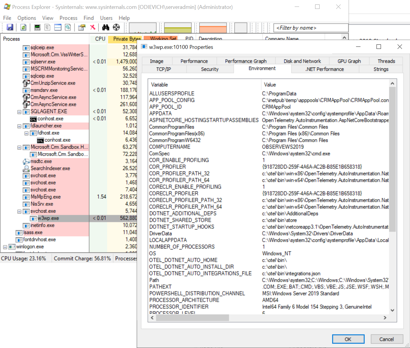 Setting of environment variables in Instrumenting IIS is broken · Issue #1593 · open-telemetry ...