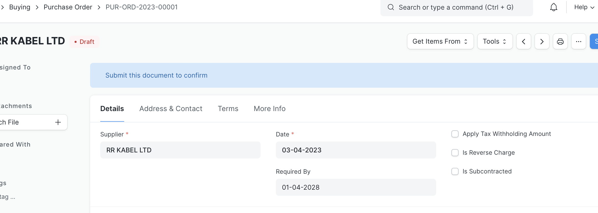 Purchase Order - Required Date Problem · Issue #34714 · frappe/erpnext ... Purchase Order - Required Date Problem · Issue #34714 · frappe/erpnext ...