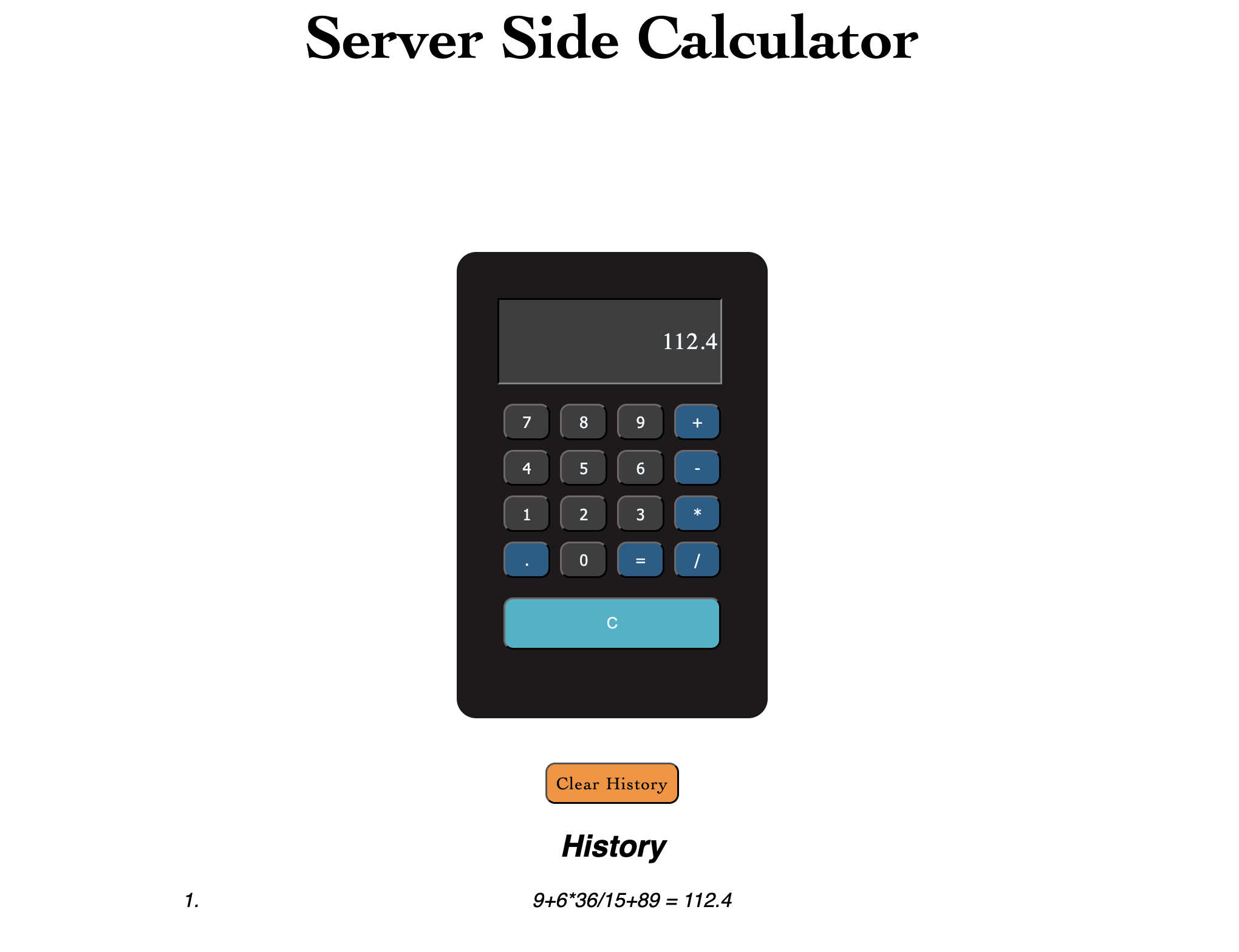 GitHub - cjsimon250/server-calculator