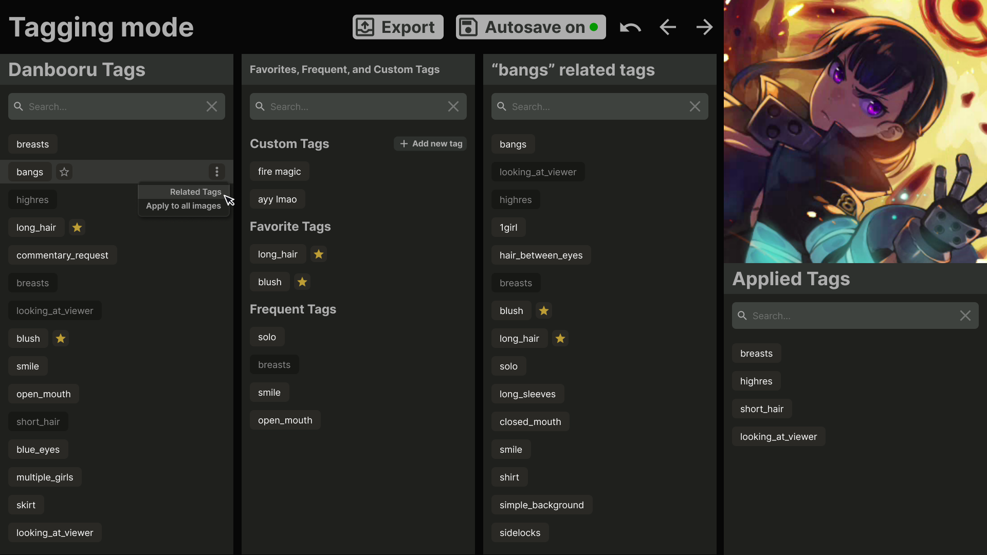 Feature Suggestions · Issue #1 · arenasys/sd-tagging-helper · GitHub