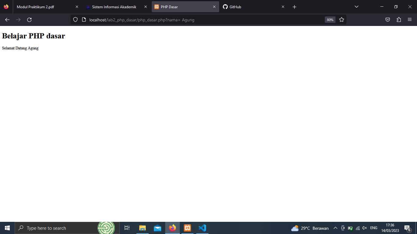 GitHub - ristof5/Lab2Web: Melaksanakan tugas praktikum pelajaran pemograman web 2