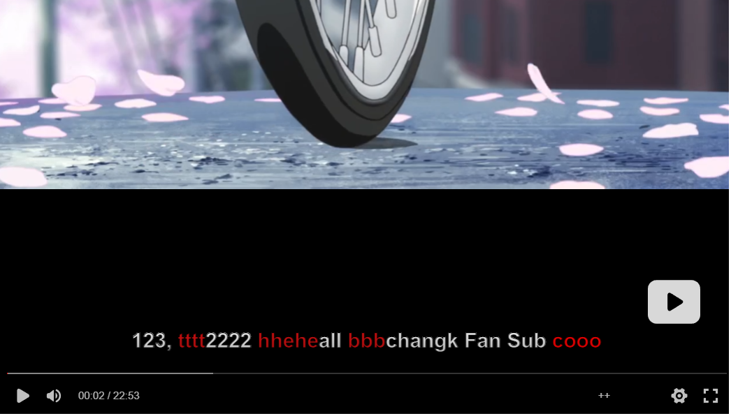 Tags showing in subtitles when using ArtPlayer · Issue #457 · zhw2590582/ArtPlayer · GitHub