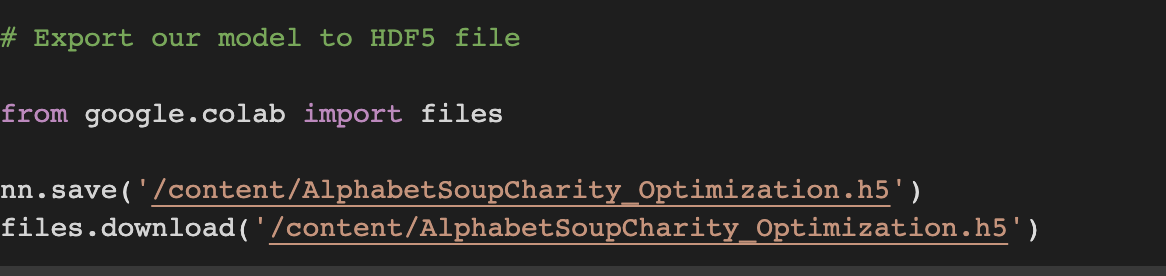 GitHub - MeerKar/Deep-Learning: The nonprofit foundation Alphabet Soup wants a tool that can ...