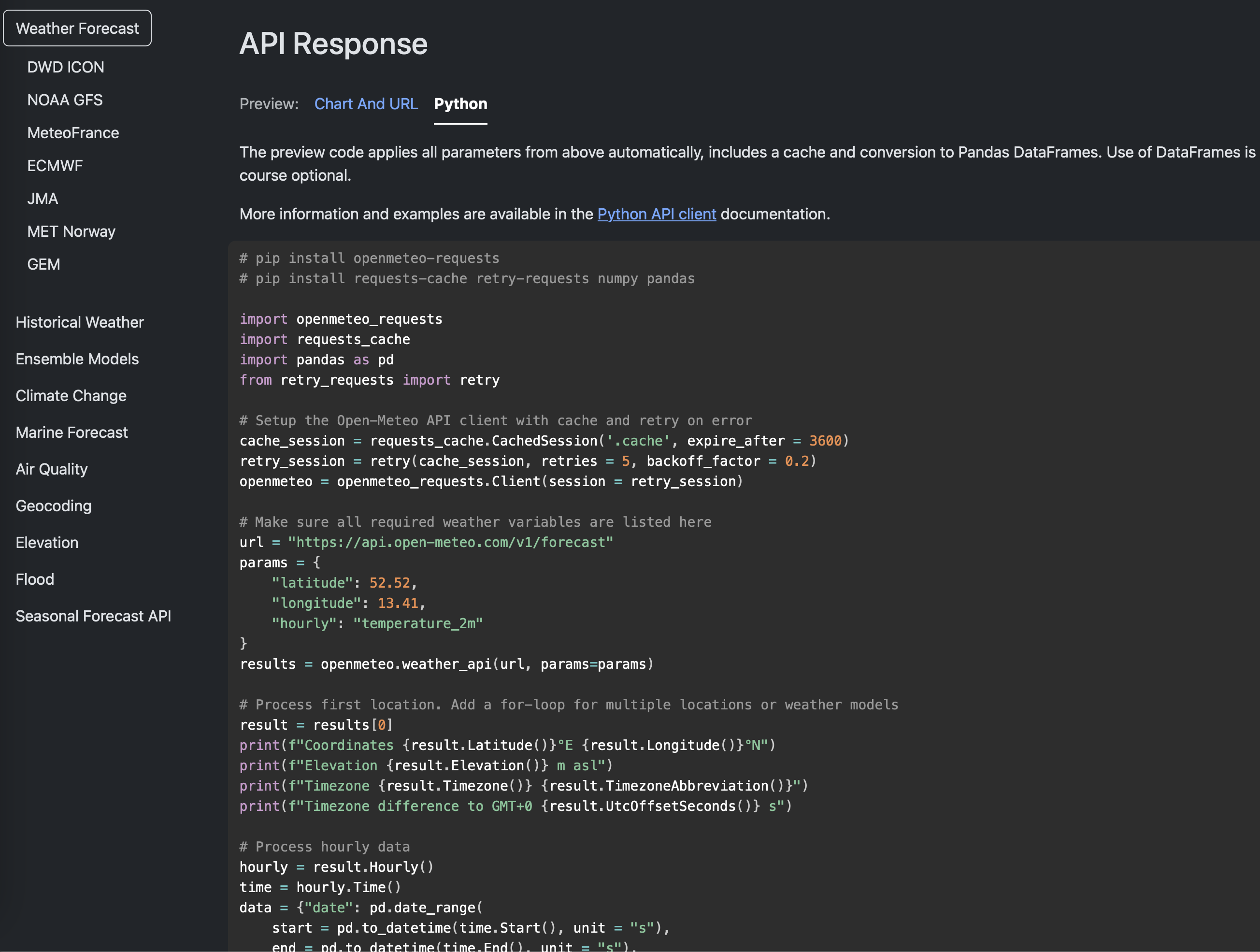 Automatic SDK code generation · Issue #40 · open-meteo/open-meteo-website · GitHub