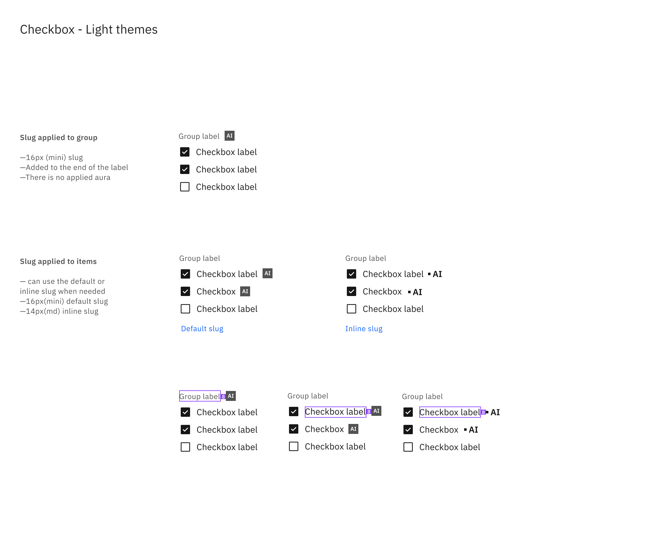 Create design spec for AI `Checkbox` · Issue #15182 · carbon-design-system/carbon · GitHub