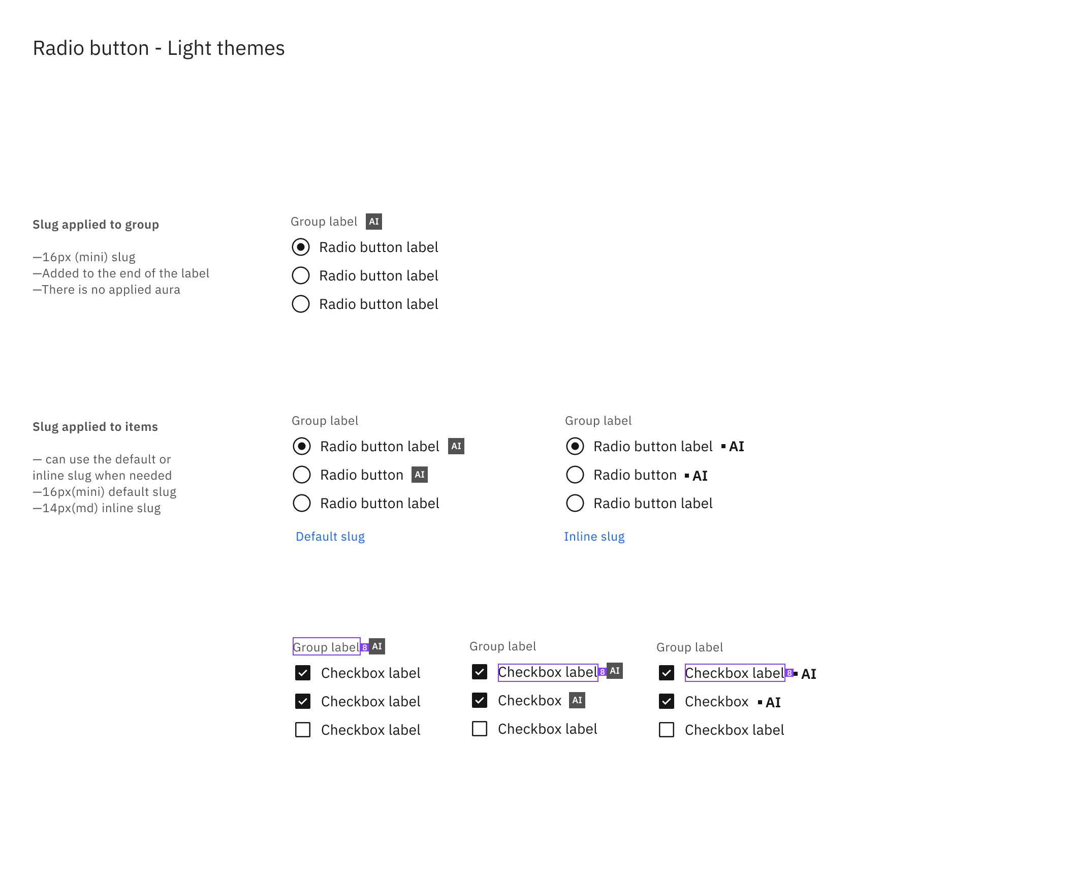 Add Ai Enhancements To React `radiobutton` · Issue 15191 · Carbon 