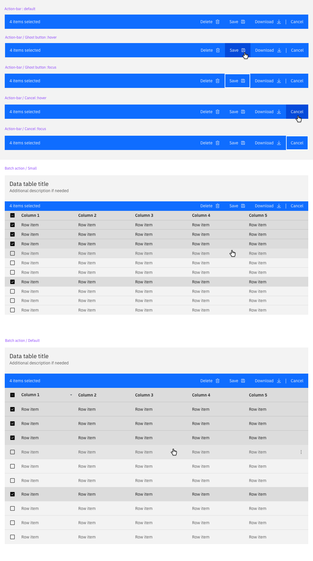Experimental Component - Data Table - Design · Issue #1246 · carbon ...