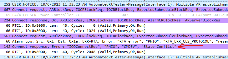 Failing Behavior - Scenario 8 in newest ART release 2.44.1.2 Multiple ...