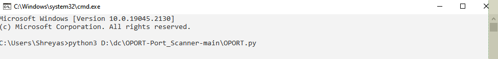 GitHub - Shreyas-Daptare/OPORT-Port_Scanner: ->OPORT finds and display all open ports on The IP ...