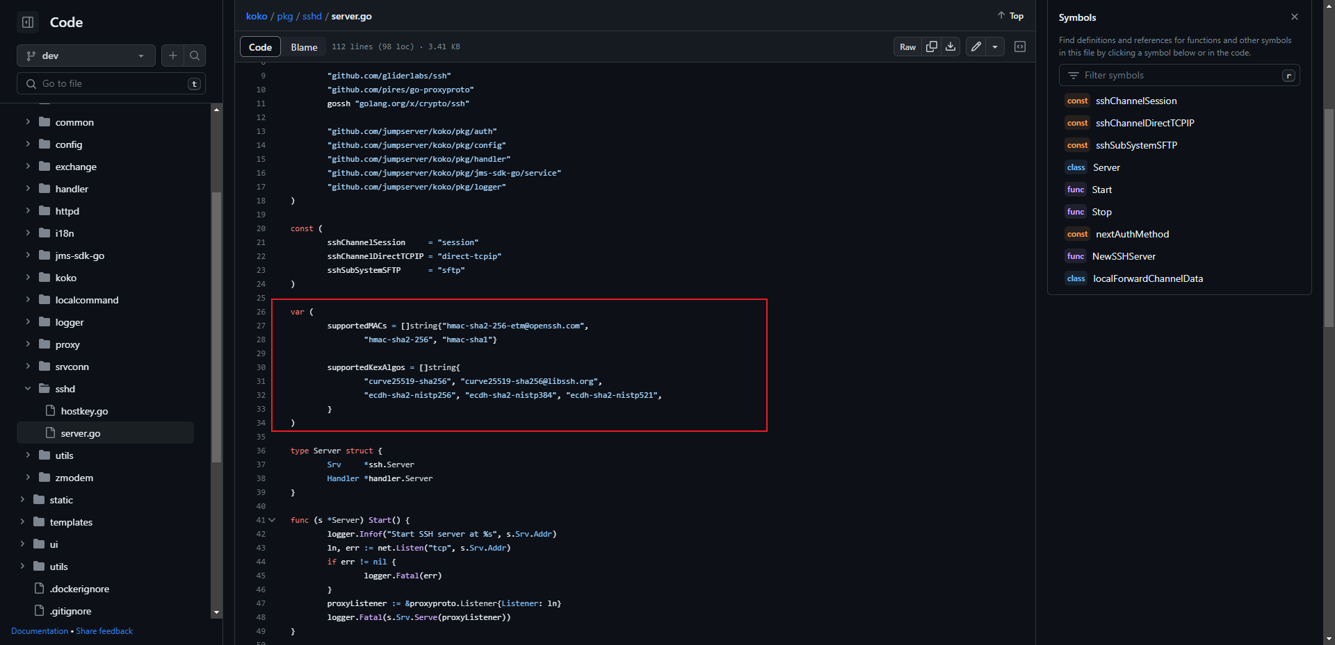 jumpserver的koko怎么修改支持的算法协议 · Issue #10460 · jumpserver/jumpserver · GitHub