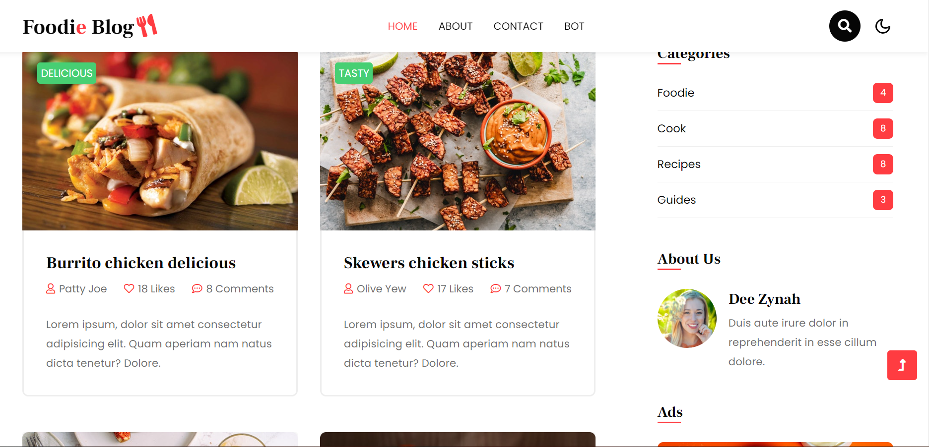 GitHub - JampaniSravanthi/final-pro: Foodie Blog