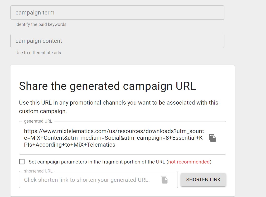The "shorten URL" button is not responding · community · Discussion ...